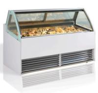 China 6x2 Stainless Steel Ice Cream Display Cabinet 700W 220-240V Air Cooling for sale