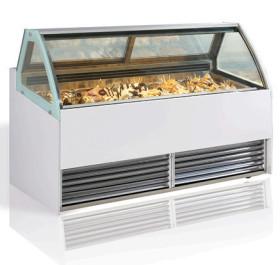 China 6x2 Stainless Steel Ice Cream Display Cabinet 700W 220-240V Air Cooling for sale