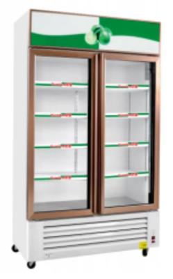China 189L Commercial Display Cabinet with Pure Copper Evaporator 550x550x1820mm for sale