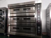 China Gas Powered 9-Tray Commercial Deck Oven 1760mm Kitchen Cooking Equipment for sale