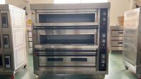 China Gas Deck Oven 9 Trays 0.3KW 220V 50Hz Commercial Bakery Equipment for sale