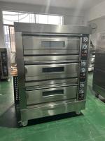 China Gas Powered 3 Deck 6 Trays Oven NBO-G306 40x60cm Tray for Baking Bread and Pastries for sale