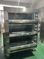 China Gas Powered 3 Deck 6 Trays Oven NBO-G306 40x60cm Tray for Baking Bread and Pastries for sale