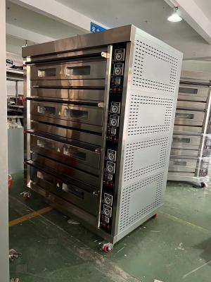 China Gas Deck Oven 16 Trays 494kg Heavy Duty Commercial Bakery Equipment for Breads Tarts Mooncakes for sale