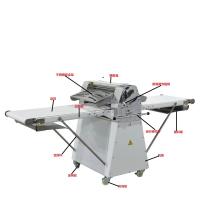 China Commercial Vertical Dough Sheeter 0.75kw 6.5kg Max Dough Weight 220V/380V for sale