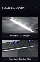 China Glead 160W Commercial Hotel Refrigerator 168L Stainless Steel Shelf 220-380V for sale