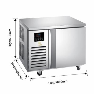 China Glead GL-E3 3 Tray Blast Chiller Freezer 860x800x585mm Commercial Kitchen Equipment for sale