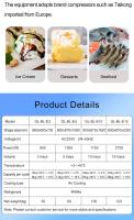 China Glead GL-E3 900W 3-Tray Air Cooling Blast Chiller Freezer -18°C Deep Freeze for sale