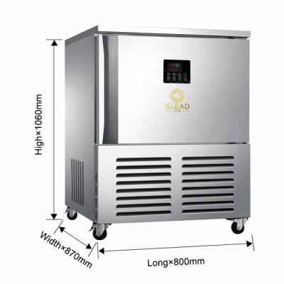 China Glead GL-E3 900W 3-Tray Air Cooling Blast Chiller Freezer -18°C Deep Freeze for sale