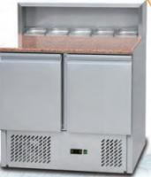 China Industrial Refrigeration Equipment 220V 50Hz 2-8C Refrigerated Counter Saladette 900x700x850mm for sale