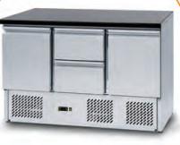 China GLEAD 900mm Refrigerated Saladette Counter 220V 2-8C Internal Polished Corners CE ETL CSA for sale