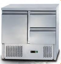 China GLEAD 220V 50Hz Industrial Refrigeration Equipment 900x700x850mm Cold Room Saladette for sale
