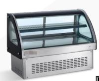 China Mini Cake Showcase 220V 50Hz Industrial Refrigeration Equipment 990x545x910mm Insulated Glass for sale