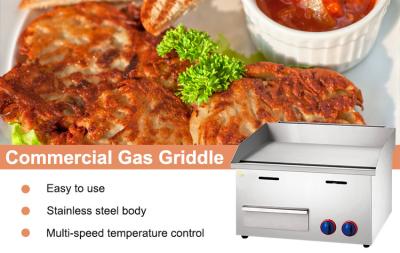 China Glead GL-720 30kg Heavy Duty LPG Gas Griddle 11.7kw Commercial Cooking Equipment for sale