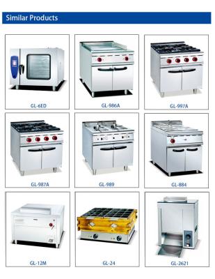 China Efficiency Gas Griddle LPG/2800Pa 11.7kw Power For Kitchen Cooking for sale