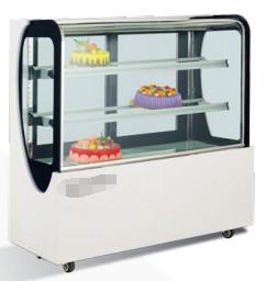 China 220V Cake Showcase Refrigeration Equipment 2 Shelves 3-10C Marble Base 900x800x1300mm for sale
