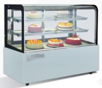 China Industrial Cake Showcase Refrigeration Equipment 900x800x1300mm 220V 2 Shelves Marble Base for sale