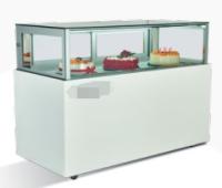 China Push Pull Glass Door Cake Showcase With Marble / Stainless Steel Base for sale
