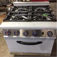 China GLEAD GH-987A Gas Range 4-Burner Oven 20.8kW 800x900x930mm Heavy Duty Commercial Cooking for sale