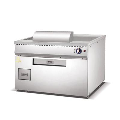 China 10kw Gas Teppanyaki Grill LPG 2800Pa Heavy Duty Commercial Kitchen Equipment for sale