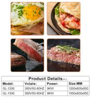 China Glead GL-ES-1200 Commercial Gas Japanese Teppanyaki 10kw 1200x800x850mm for sale