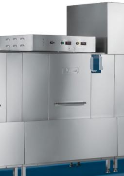 China 380V Stainless Steel Flight Type Dishwasher 5800mm with Safety Auto Stop for sale
