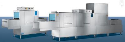 China Glead GL-202B Flight Type Dishwasher 380V 6.7KW 5000-7000 Dishes/Hour Stainless Steel for sale