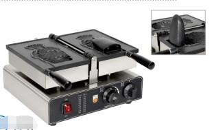 China Glead GL Electric Fish Waffle Machine - 1.6KW Commercial Oven with 50-300℃ Temperature Control for Bakeries for sale