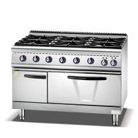 China Glead Commercial Gas Cooking Range LPG NG 43.8KW 50.3KW Oven 1200x900x850mm GL-ZH-RA-6A for sale