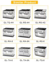 China Gas Commercial Cooking Range Machine Adjustable Temperature Control LPG 43.8KW NG 50.3KW for sale