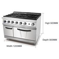 China Glead GL-ZH-RA-6 Commercial Gas Oven 1200x900x850mm Low Noise Adjustable Temperature for sale
