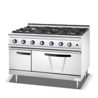 China Commercial LPG NG Gas Cooking Range Machine 1200x900x850mm with OEM ODM Service for sale