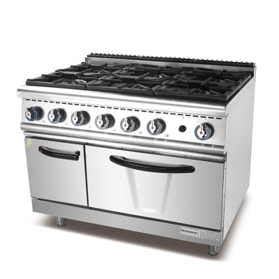 China Glead GL-ZH-RA-6 Commercial Gas Cooking Equipment 49.6KW LPG 56KW NG Low Noise for sale