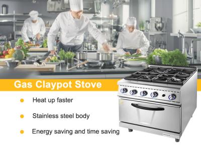 China Glead Gas 4 Stove With Oven 800x708x950mm 4 Burners LPG/NG 3.5kwx2/5kwx2 CE/ETL for sale