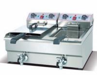 China GLEAD GL-ZH-4 2 Tank Fryer 220-240V Commercial Restaurant Cooking Equipment 0-200℃ for sale