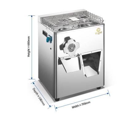 China 2.2KW 120Kg/H Commercial Meat Grinder and Slicer 220V 50HZ 1 Phase for sale