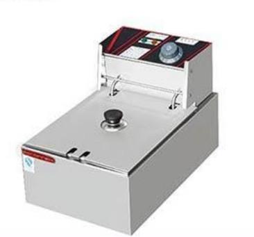 China Single Tank Stainless Steel Fryer 220-240V 0-200C Commercial Restaurant Cooking Equipment for sale
