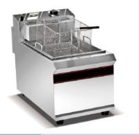 China Stainless Steel 1 Tank Fryer 220-240V 0-200℃ Temp Control Commercial Restaurant for sale
