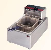 China Stainless Steel 1 Tank Fryer 220-240V Commercial Restaurant Cooking Equipment with Mechanical Control for sale