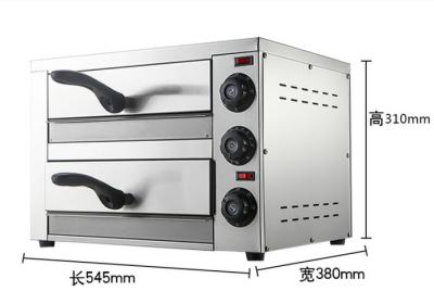 China Commercial Stainless Steel Pizza Oven with Precise Temperature Control for sale