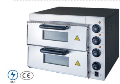 China Stainless Steel Pizza Oven 220V-240V 50-300℃ Mechanical Control for Commercial Baking for sale