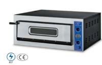 China Stainless Steel Pizza Oven with Mechanical Control Panel Baking Function Silver Finish for sale