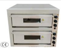 China Stainless Steel Pizza Oven with Mechanical Control Panel Baking Function Silver Finish for sale