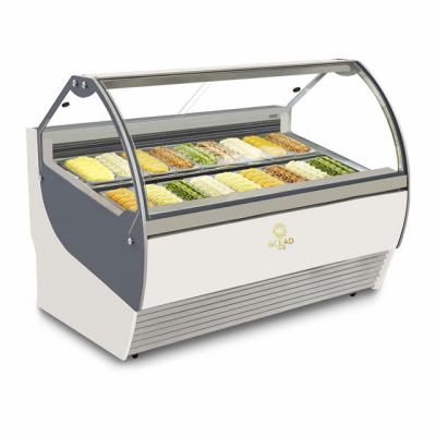 China GLEAD GL-ML 18 18pcs Italian Pan Ventilated Refrigeration Equipment 1650W 220-240V for sale