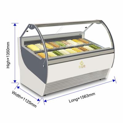 China GLEAD GL-ML 18 18-Pan Ventilated Industrial Refrigeration Equipment -16℃ to -18℃ 1650W for sale