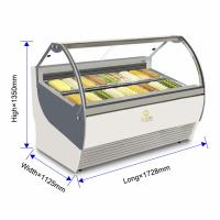 China GLEAD 18-Pan Air Cooled Refrigeration Unit 1728x1125x1350mm 220-240V for sale