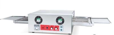 China 220-240V Silver Conveyor Pizza Oven With Mechanical Control Panel For Restaurant Cooking for sale