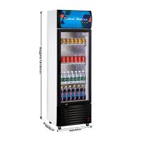 China 395W Stainless Steel Beverage Display Cooler 1300L Commercial Chiller 0-10C for sale