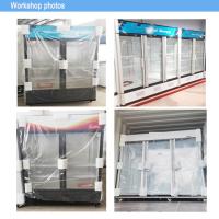 China 395W Stainless Steel Beverage Display Cooler 1300L Commercial Chiller 0-10C for sale