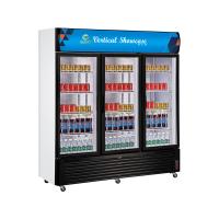 China Stainless Steel 1300L Beverage Display Cooler 395W 220-240V for Commercial Use for sale